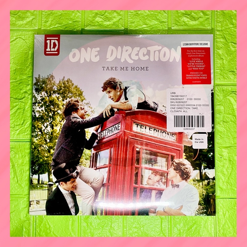 One Direction Take Me Home Limited Colored 2LP Vinyl - One Direction ...