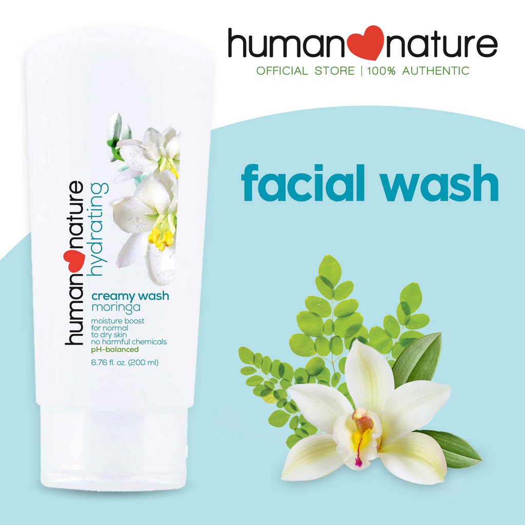 Human Nature Hydrating Creamy Facial Wash | Shopee Philippines