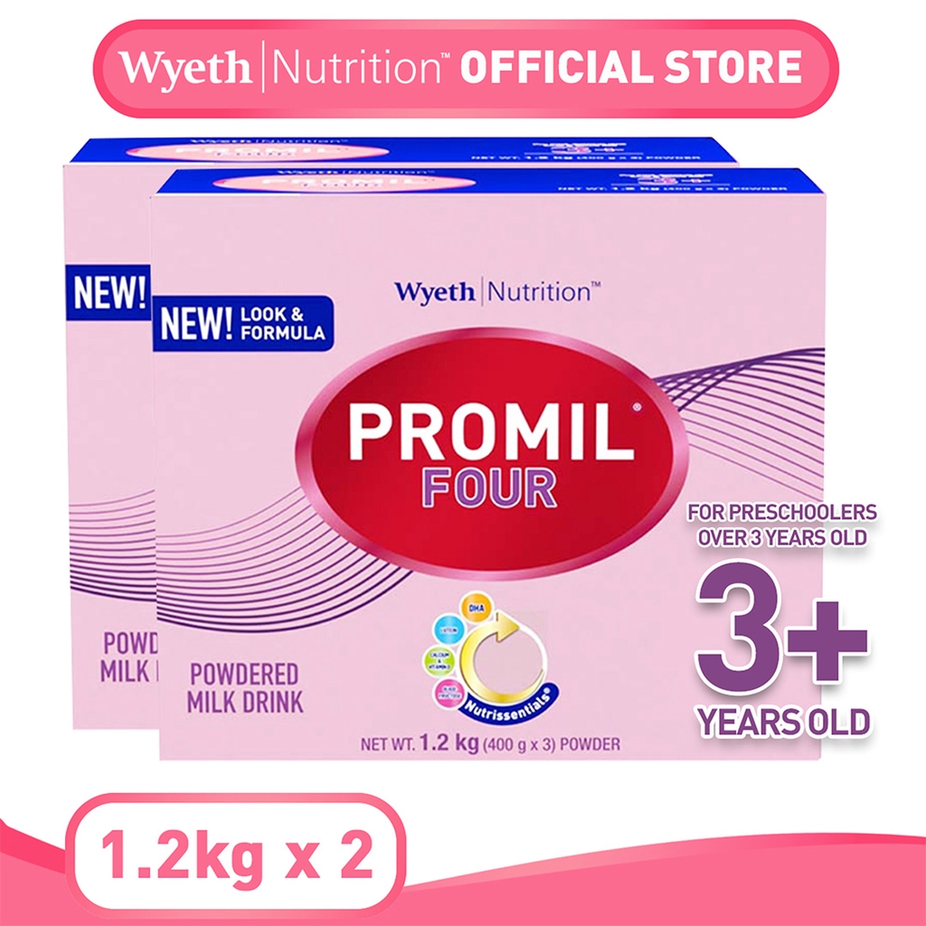 PROMIL® FOUR Powdered Milk Drink 2.4kg (1.2kg x 2) | Shopee Philippines