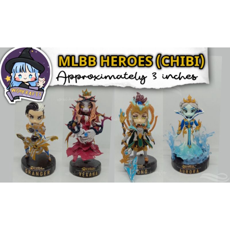 MLBB Heroes Chibi Inspired Handcrafted | Shopee Philippines