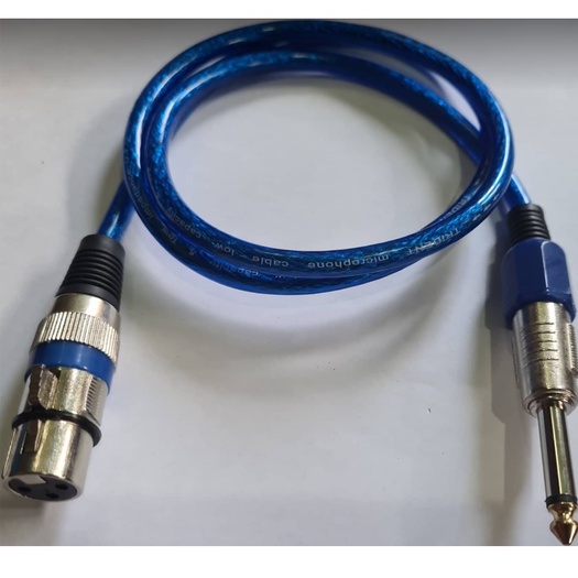 XLR Female to PL-55 mono cable 1 meter | Shopee Philippines