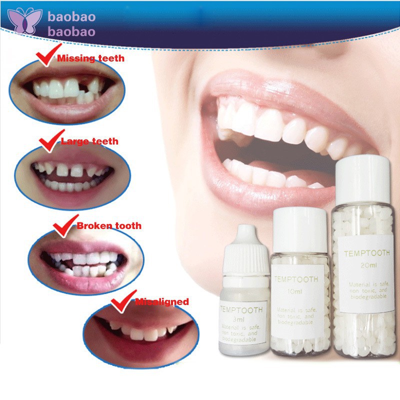 Temporary Temptooth temporary Teeth / Stretch temporary Teeth / veener ...