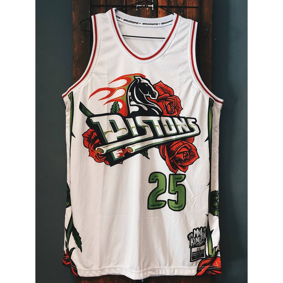 PISTONS ROSE MNL KINGPIN ORIGINAL CONCEPT JERSEY | Shopee Philippines