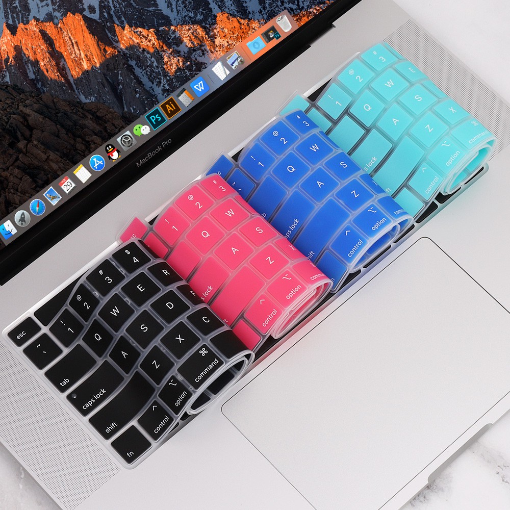 Silicone solid color US English Color Keyboard Cover for MacBook air 11 ...