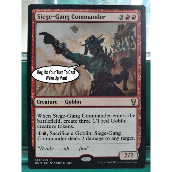 Magic: The Gathering(MTG) Card Siege-gang Commander Dominaria | Shopee ...