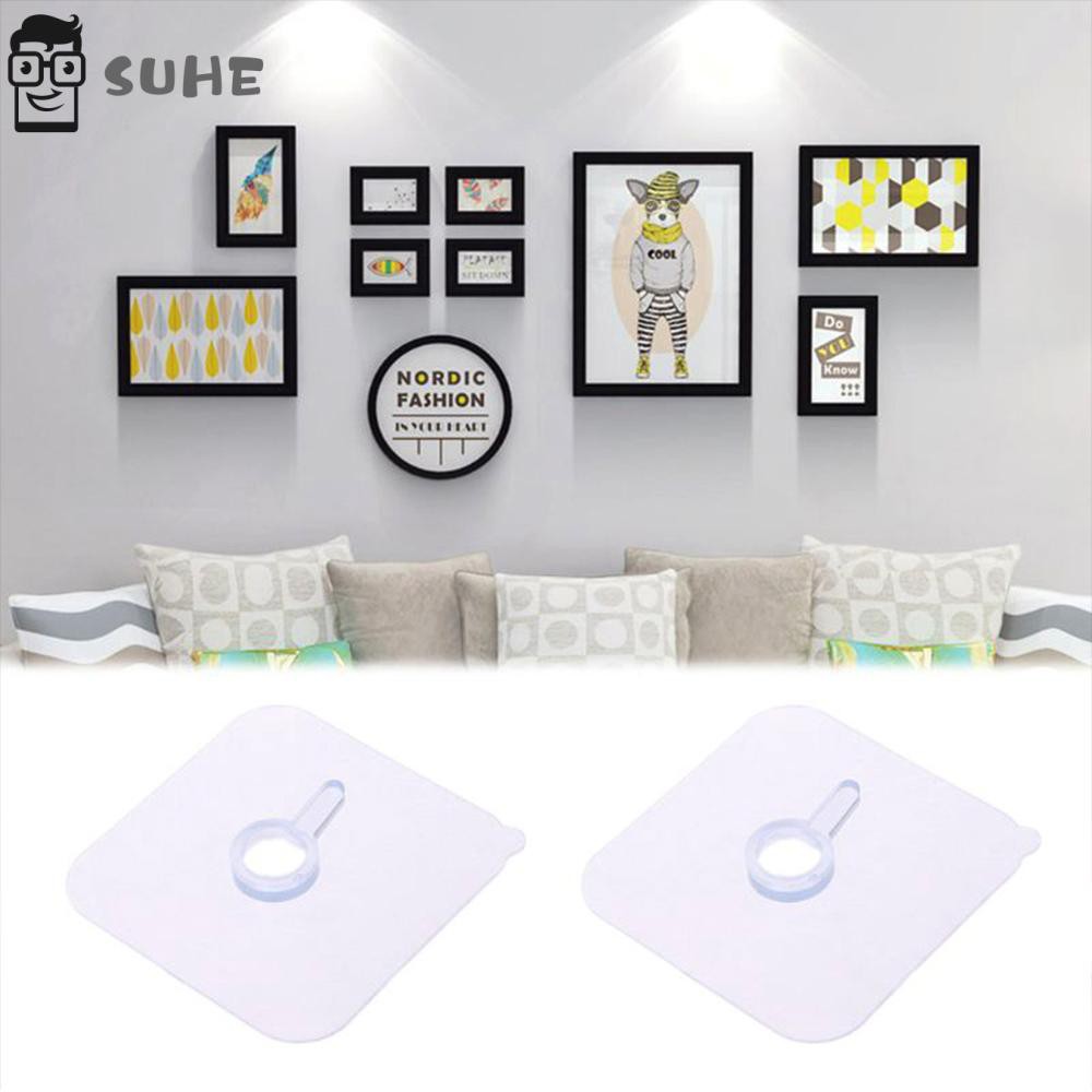 10Pcs Adhesive Hooks Photo Frame Hook Hanger | Shopee Philippines
