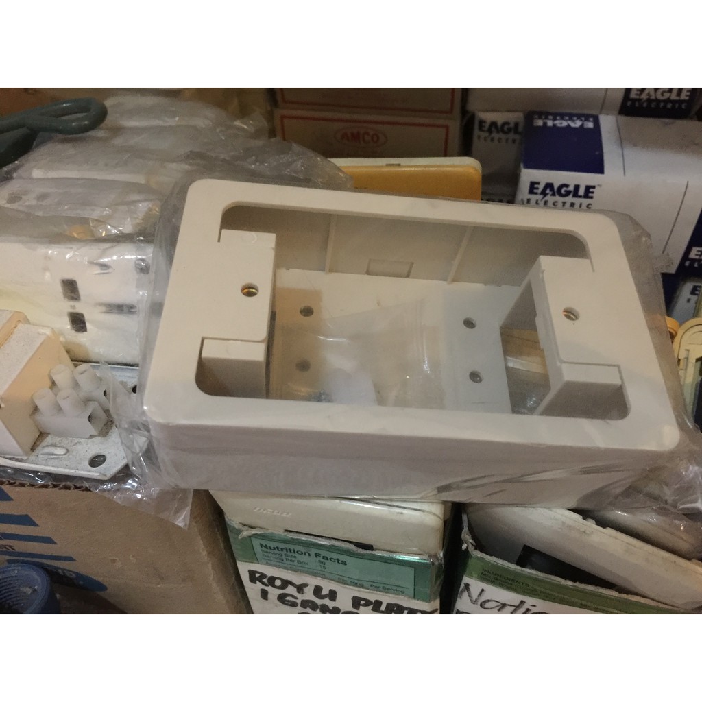 PVC Amco Box For Electrical switch/Outlet | Shopee Philippines