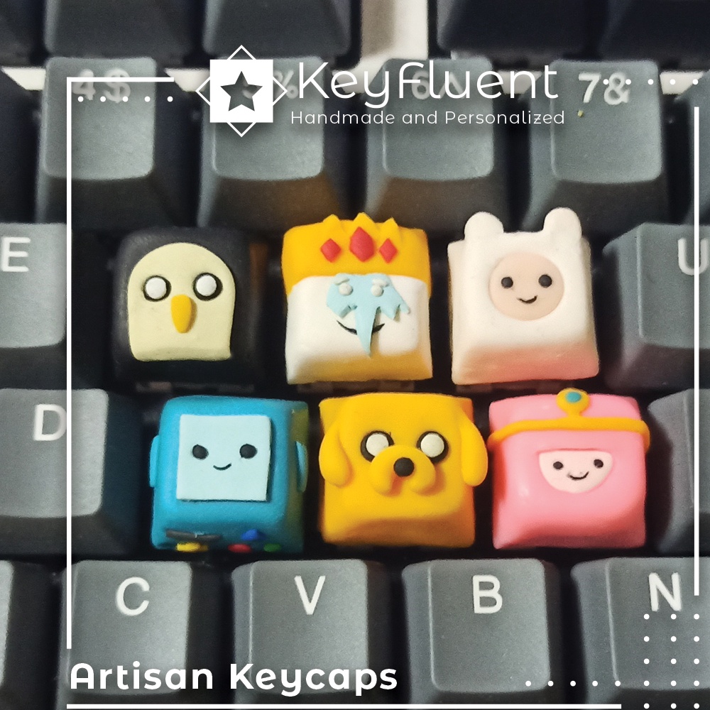 Adventure Time Artisan Keycaps | Shopee Philippines