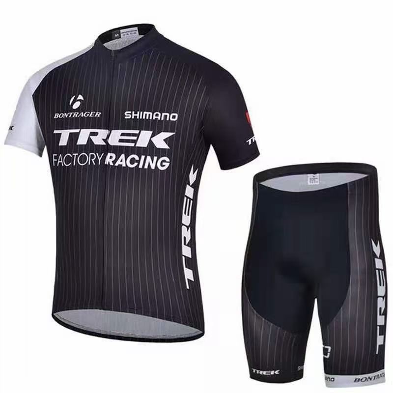 TREK Summer Cycling Jerseys Set Men Team cycling Wear Short Sleeve Bike ...