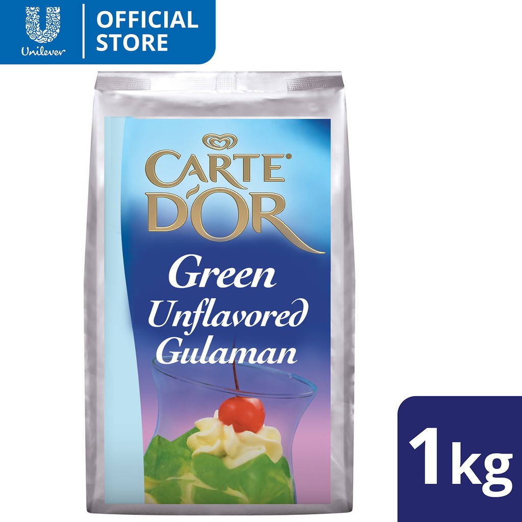 Carte D'Or Gulaman Green Unflavored 1kg | Shopee Philippines