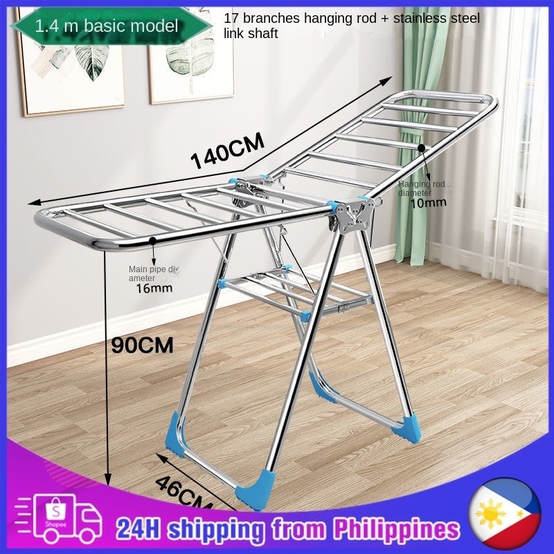 Drying Rack For Clothes Drying Rack Rack Vertical Portable Drying 1.4m ...