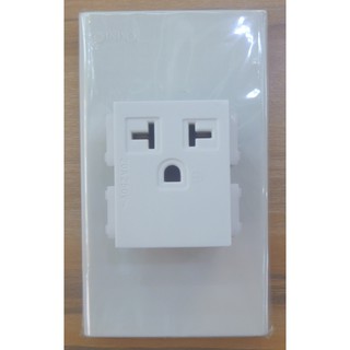 OMNI Wide Series Aircon Outlet and Universal Outlet w/ Ground Set ...