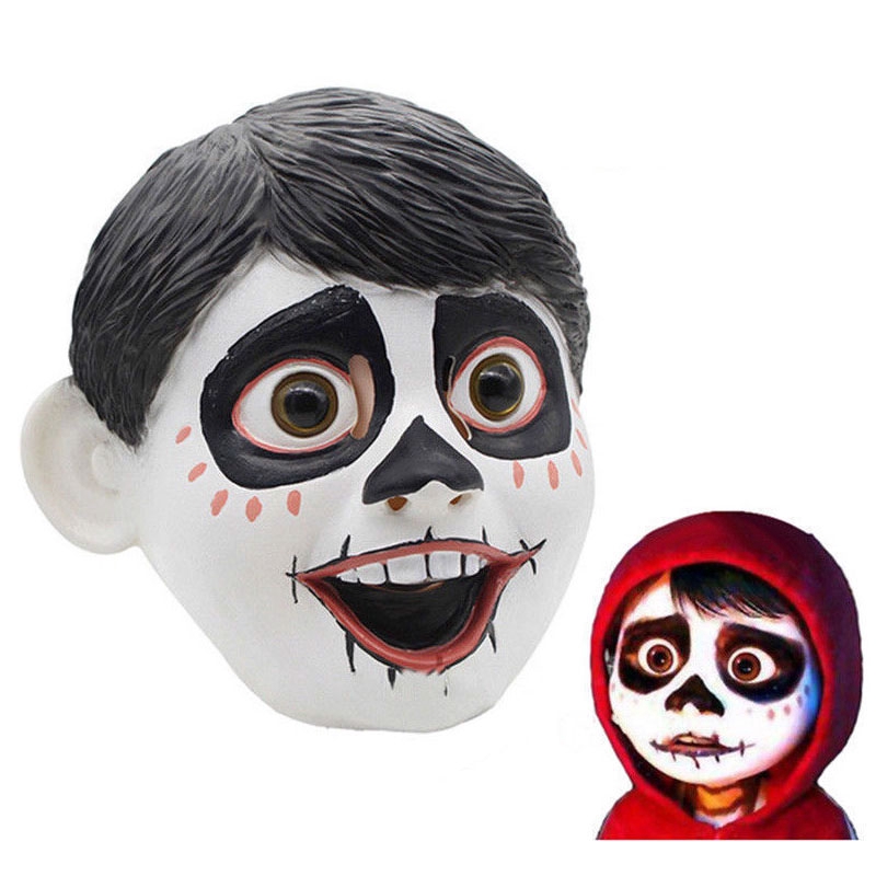 Movie COCO Miguel Hector Rivera Face Cartoon Mask Halloween Cosplay ...