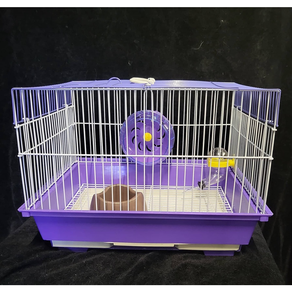 #4 large size HAMSTER CAGE WITH COMPLETE SET OF ACCESSORIES | Shopee ...