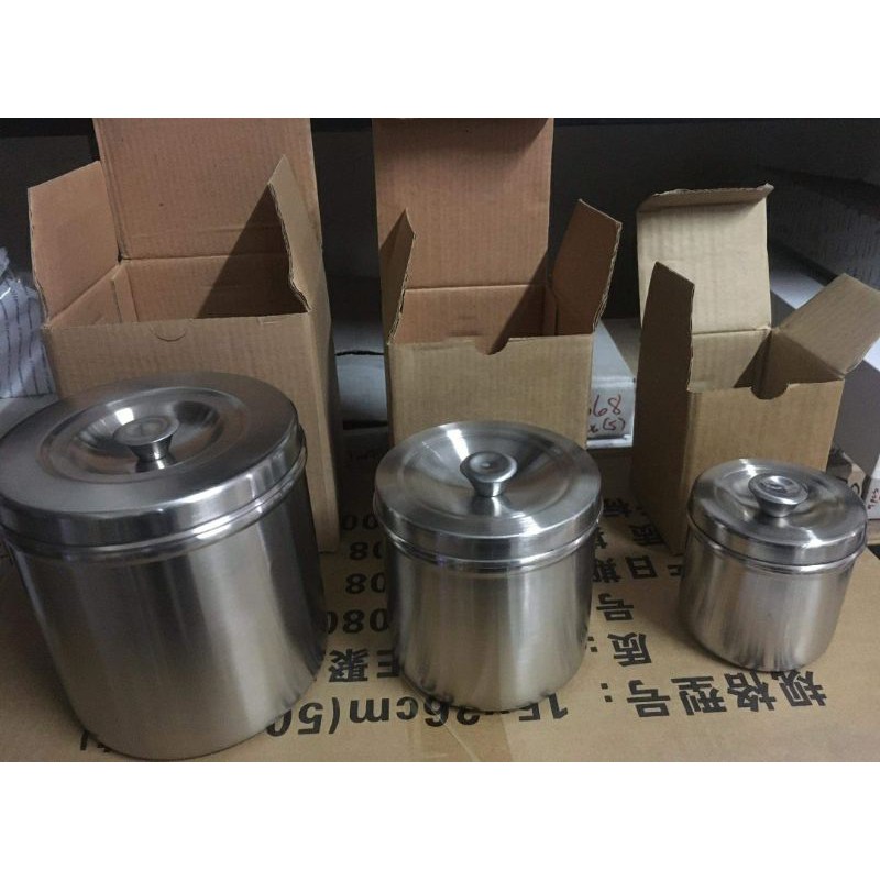 Cotton Container With Cover Stainlees | Shopee Philippines