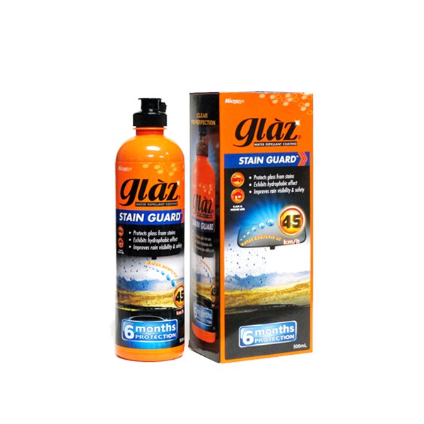 Microtex MTX Glass Care Glaz Water Repellant Coating Stain Guard 500ml ...
