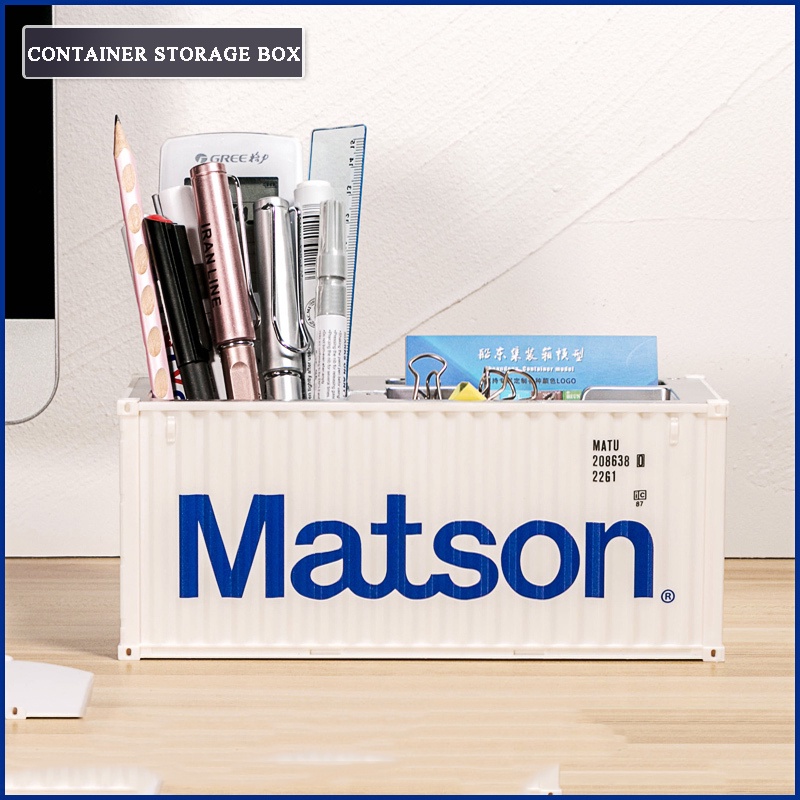 Pen Container Multi-functional Desktop stationery Plastic Creative ...