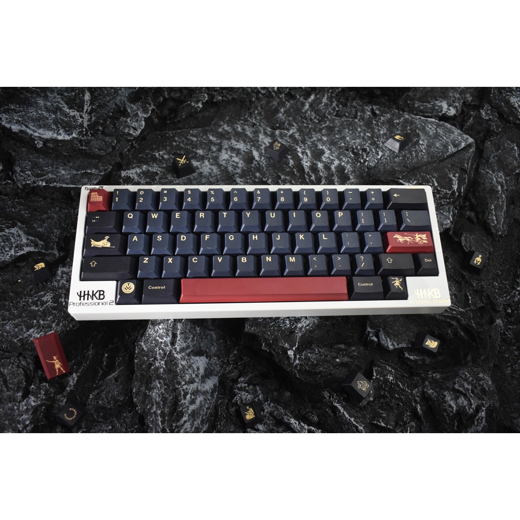 GMK Rome Keycaps, 134 Keys PBT Keycaps Cherry Profile DYE-SUB ...
