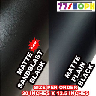 Matte Black Plain Vinyl Sticker | Shopee Philippines