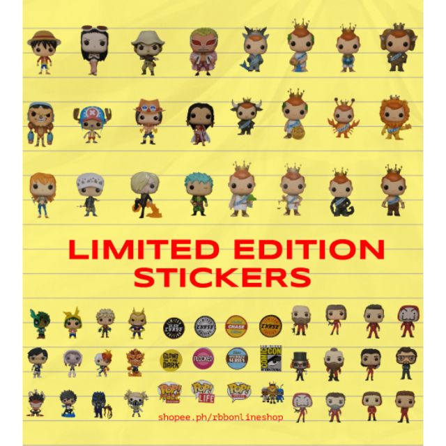 SALE! Limited Edition: Funko Pop Stickers | Shopee Philippines