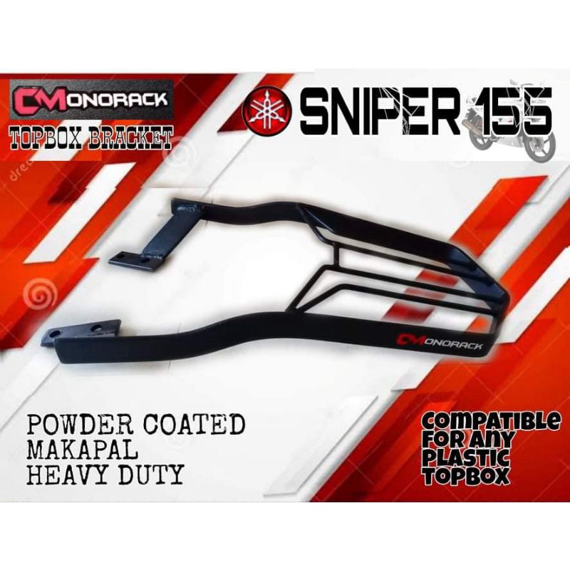 Sniper 155/150 monorack topbox bracket | Shopee Philippines