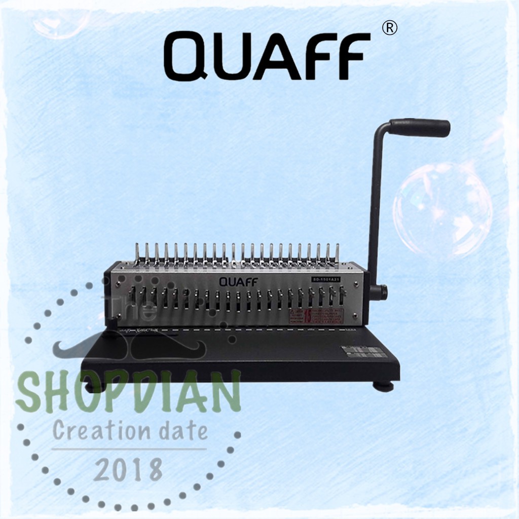 QUAFF Ring Binding Machine A4 (SD-1501A21) | Shopee Philippines