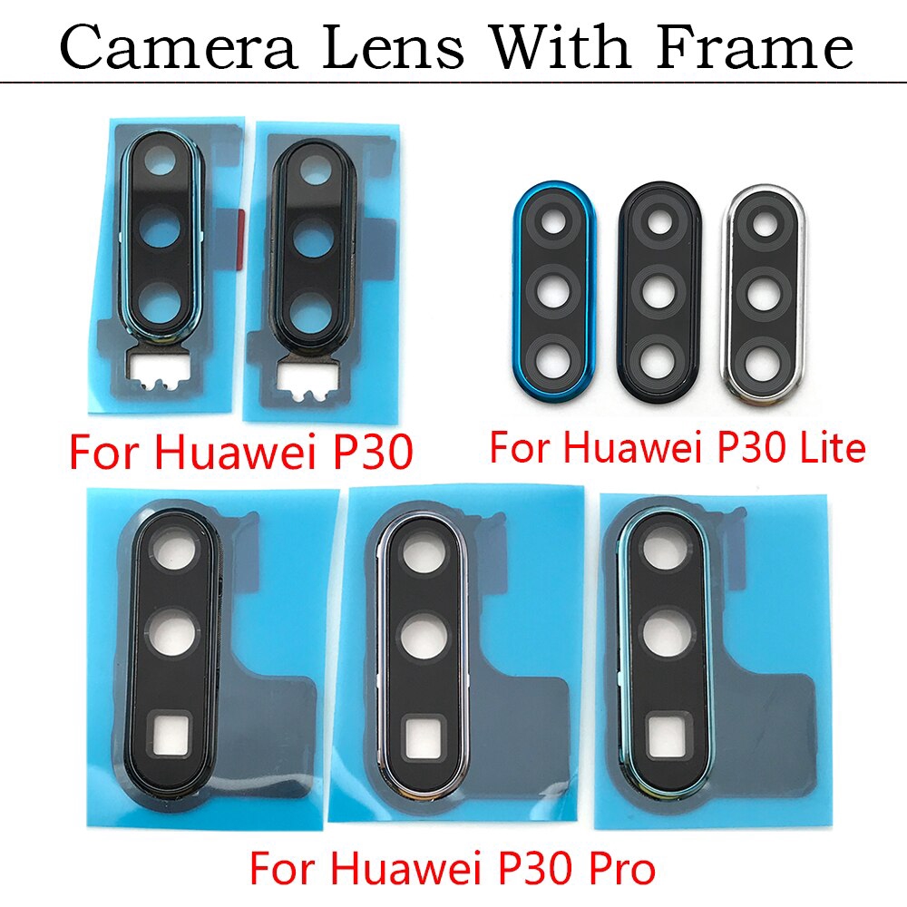 Lens Frame For Huawei P30 / P30 Pro / P30 Lite Rear Camera Glass Lens ...