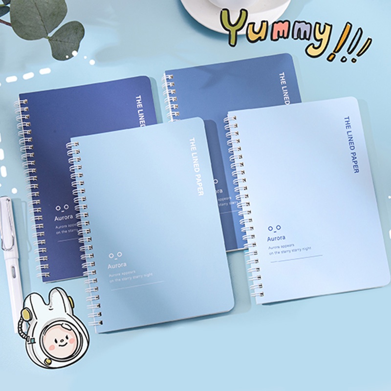 60 Sheets A5 Lovely Cartoon Coil Notebook Student Thickened Horizontal ...