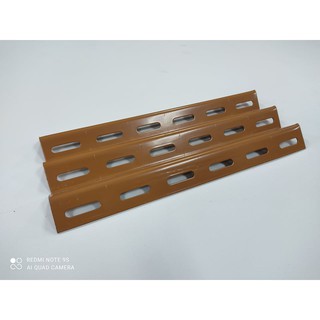 Slotted Angle Bar 1.5" x 1.5" x 2.0mm x 1 foot - Brown (1pc.) with Free ...