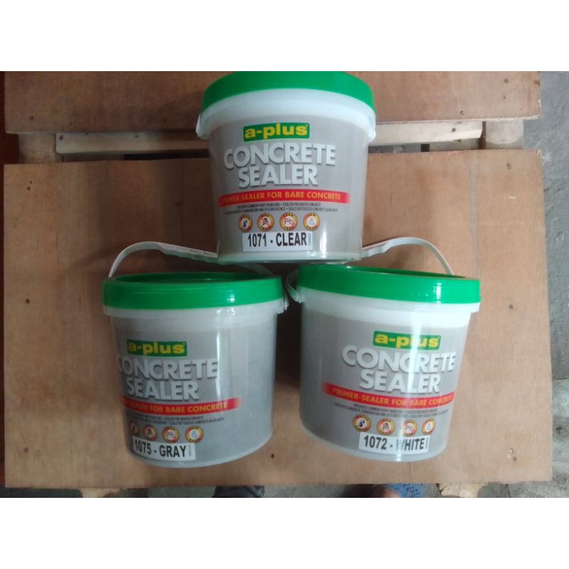 A-PLUS/APLUS CONCRETE SEALER PRIMER SEALER FOR BARE CONCRETE CLEAR ...