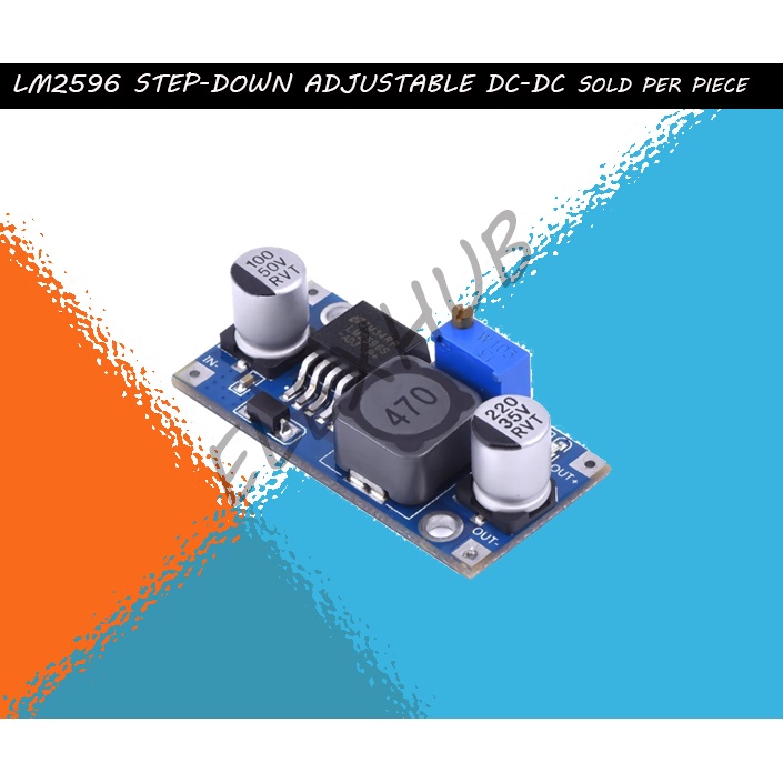 LM2596 STEP-DOWN ADJUSTABLE DC-DC SWITCHING BUCK CONVERTER | Shopee ...