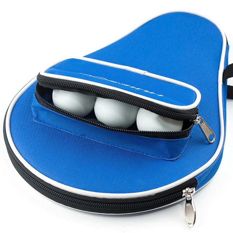 Professional Oxford Table Tennis Racket Case Bag With Outer Zipper For ...