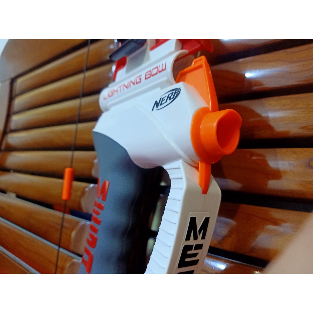 NERF Mega Lightning Bow Elite Mega Big Red Darts Arrow Mastodon ...
