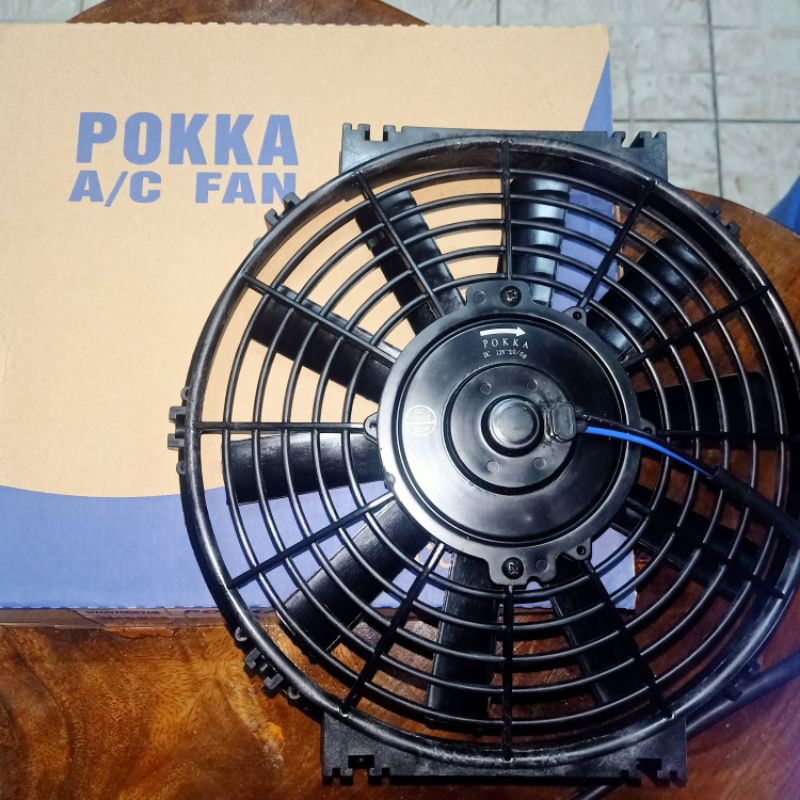 AUX FAN MOTOR UNIVERSAL HEAVY DUTY POKKA FAN 10X10 12volts and 24volts ...