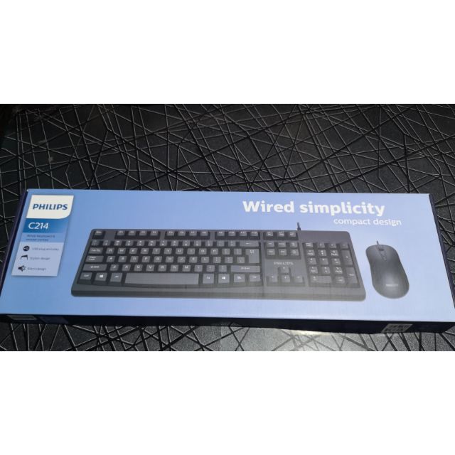Philips C214 Quality Keyboard and Mouse Combo | Shopee Philippines