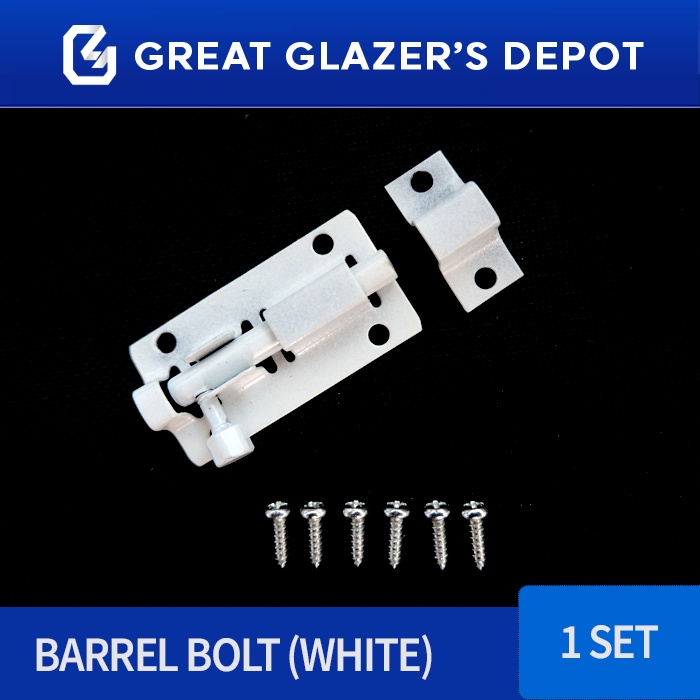 Barrel Bolt for Aluminum Screen Door with Screws (Anodized, Brown ...