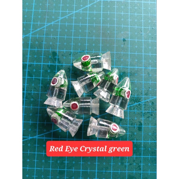 Artificial Fish head / Squid head, Ulo Ulo #5, Crystal / Red Eye ...