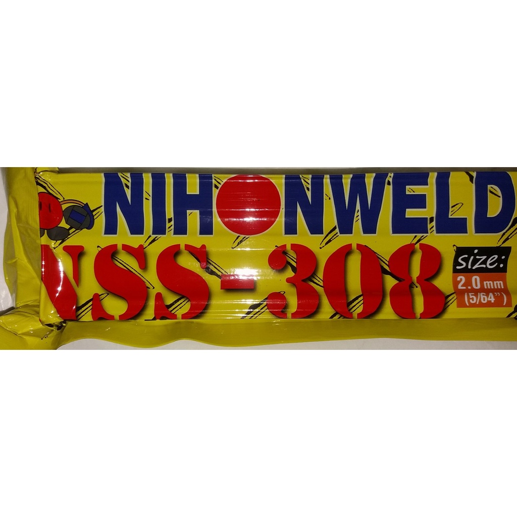 NIHONWELD Stainless Welding Rod 5/64" - NSS-308 (2.0MM) 10pcs | Shopee Philippines