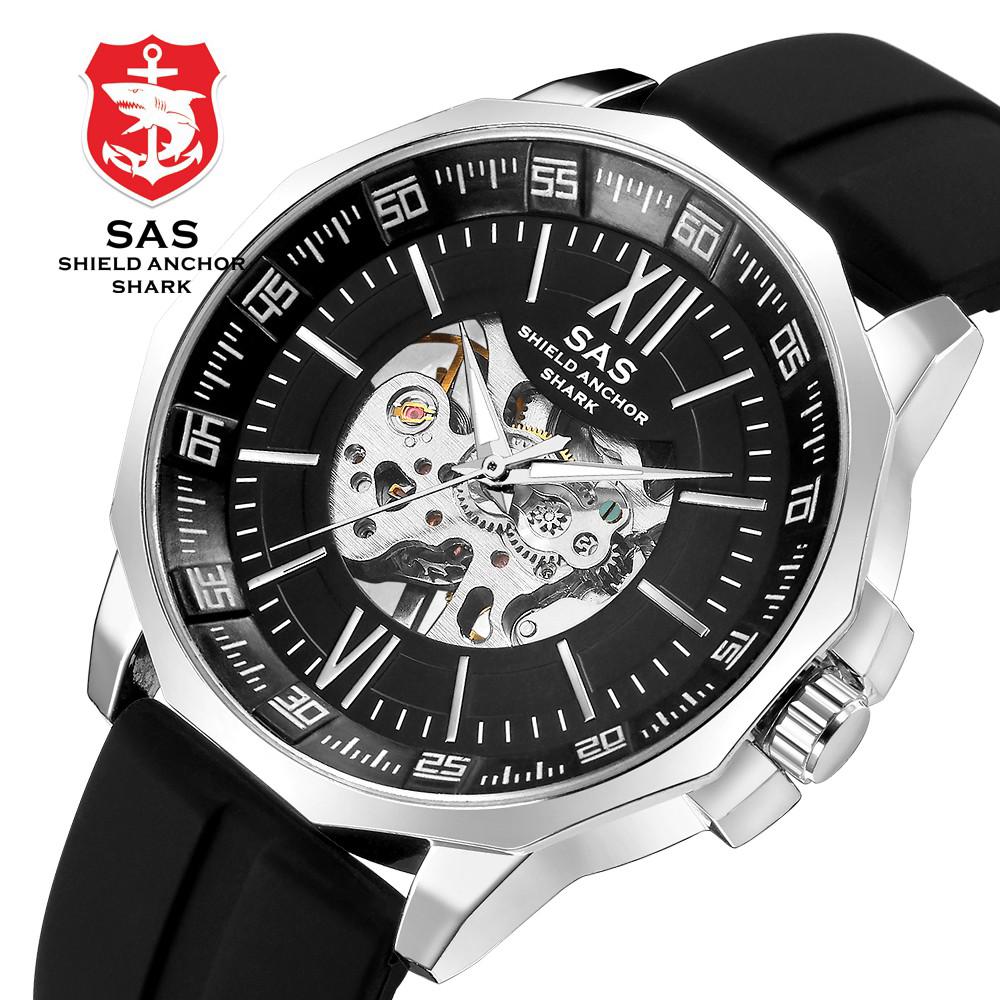 SAS New Original Watch Men Skeleton Mechanical Watches | Shopee Philippines