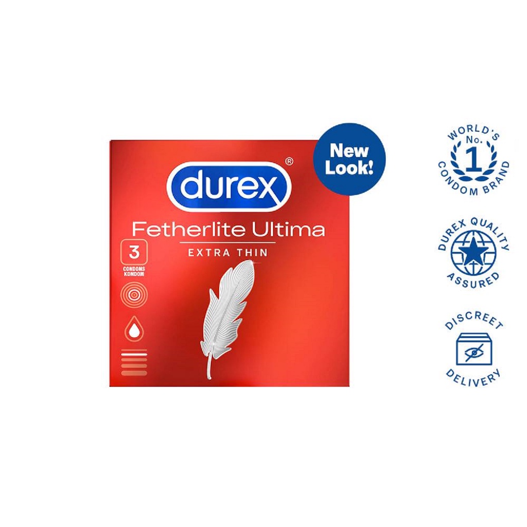 DUREX Featherlite Ultima Condom 3s | Shopee Philippines
