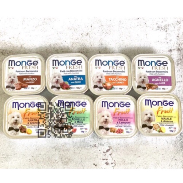 COD Monge Fresh Dog Food / Monge Fruit Dog Food 100g | Shopee Philippines