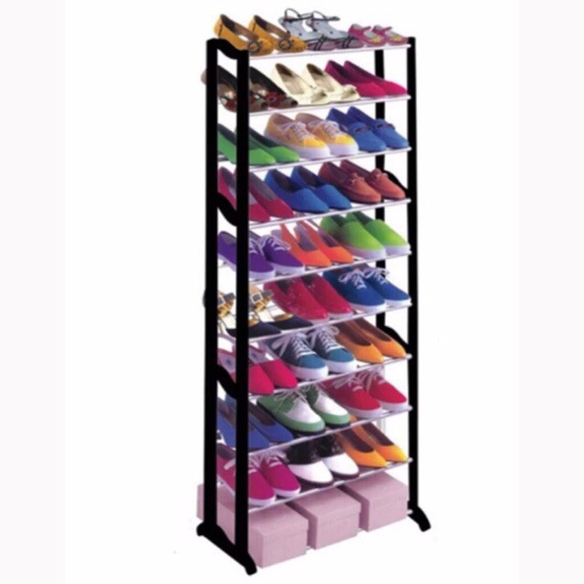 10 Layer Amazing Shoe Rack 30 Pairs COD | Shopee Philippines