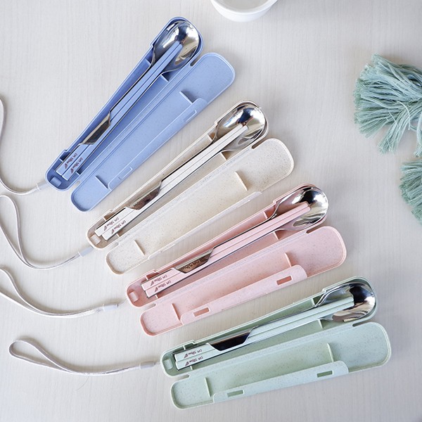 Spoon Set / Stainless Steel Tableware (spoon, Chopsticks) | Shopee ...