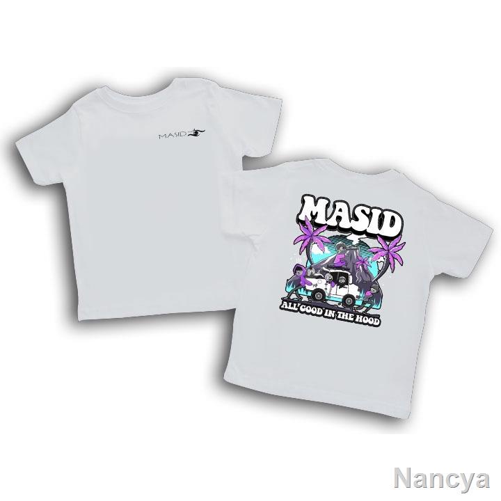 MASID T-SHIRT FOR KIDS MASID White 3D Print | Shopee Philippines