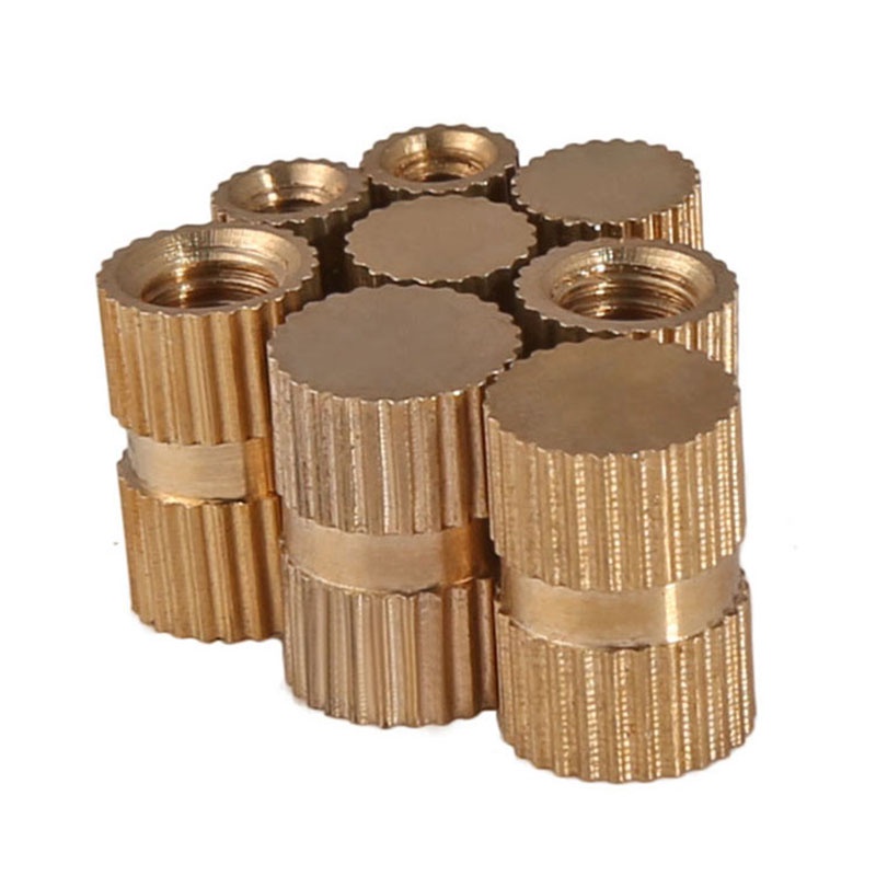 Knurled Thread Inserts Nuts Solid Brass Injection Molding Nut Blind ...