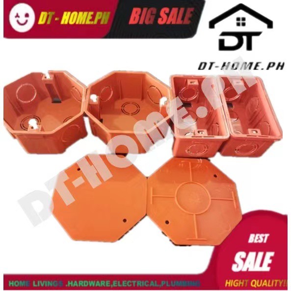 Pvc orange Junction box, Utility box, Junction box cover for electrical ...