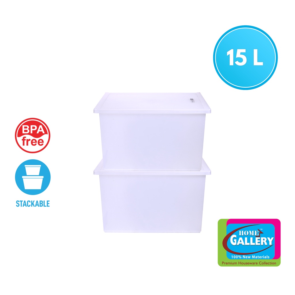 Home Gallery More Natural Series Deep Container Set 15L (2pcs) | Small ...