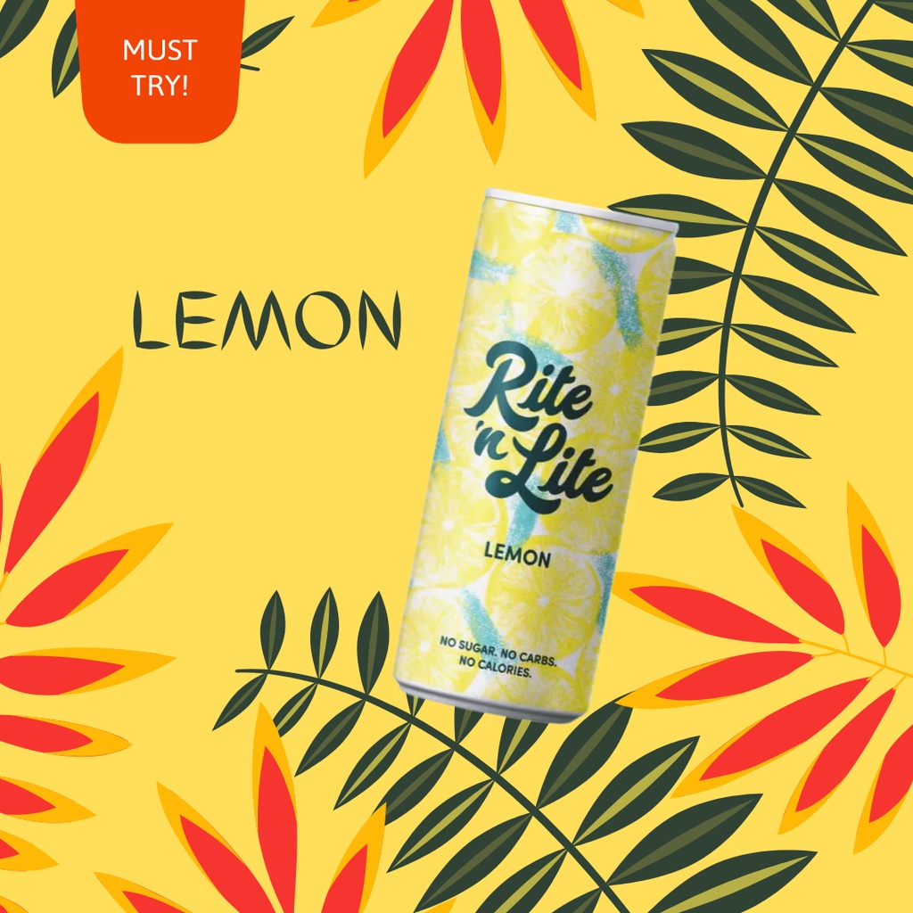 RITE N' LITE LEMON (250ml) SOLD BY CASE | Shopee Philippines
