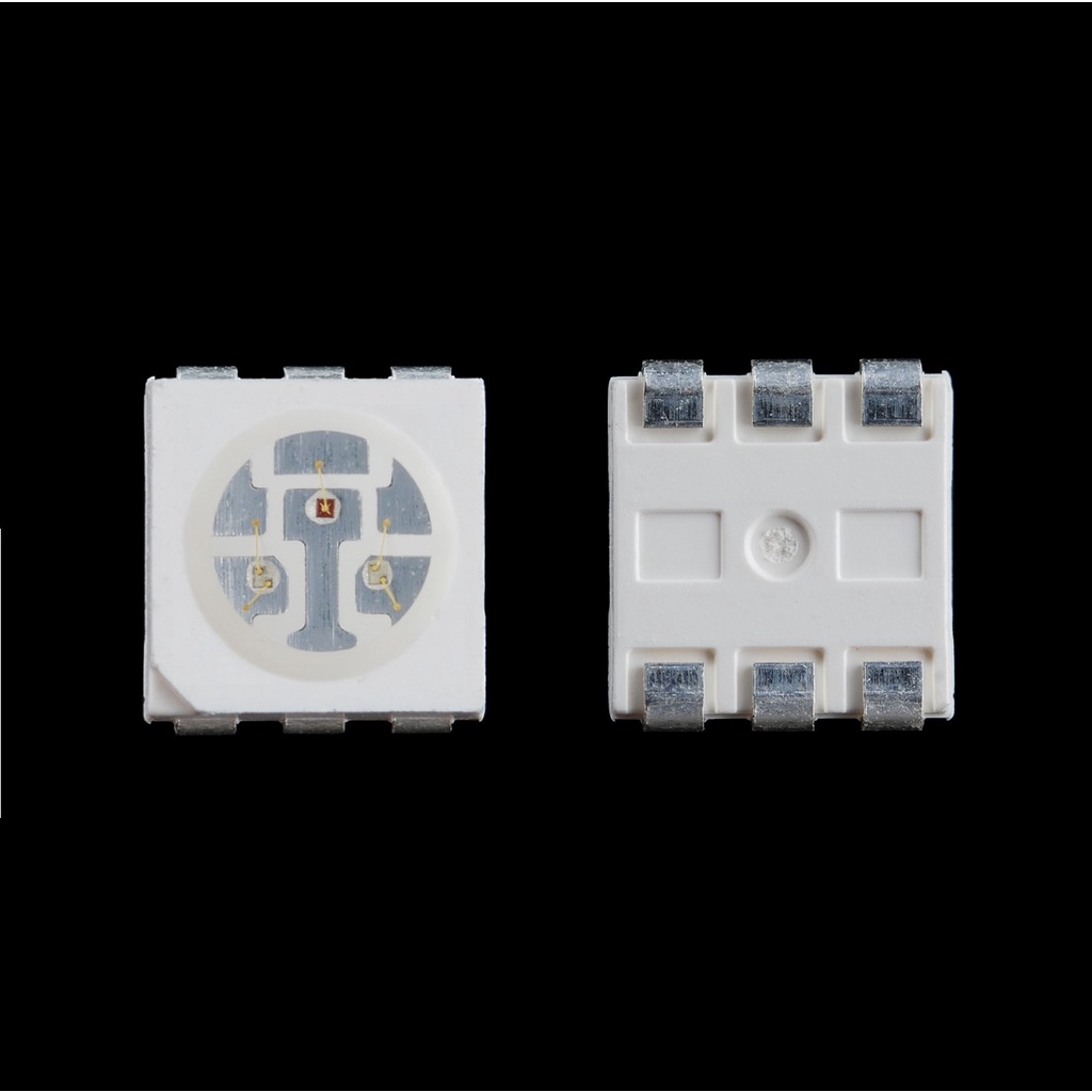 SMD RGB LED Size 5050 Surface Mount Light Emitting Diode 6pin | Shopee ...