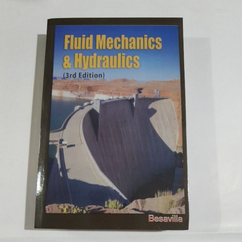 FLUID MECHANICS & HYDRAULICS (3rd edition) | Shopee Philippines